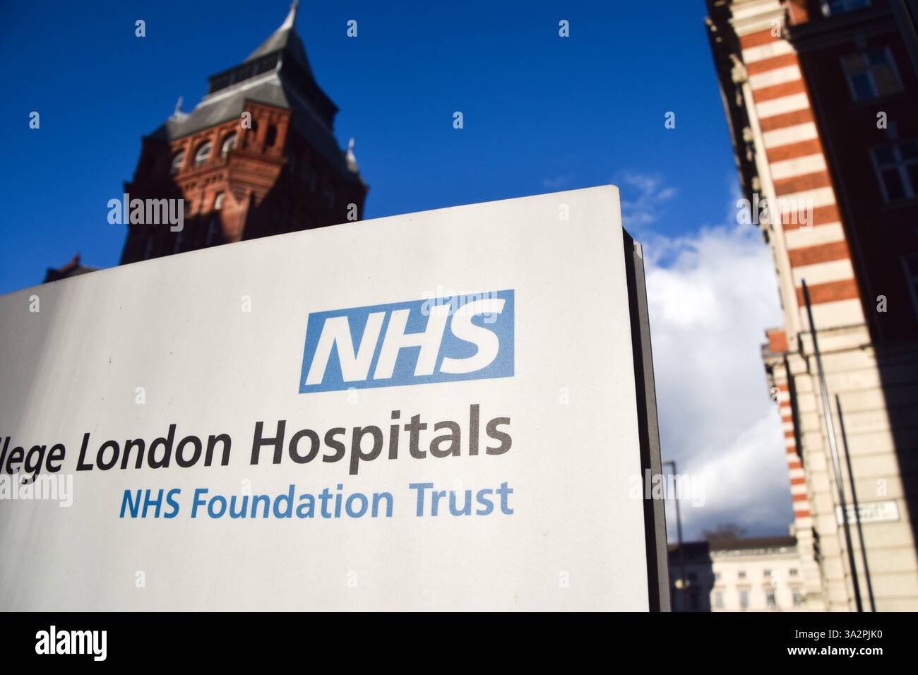 London, England, UK. 13th Mar, 2025. An NHS (National Health Service ...