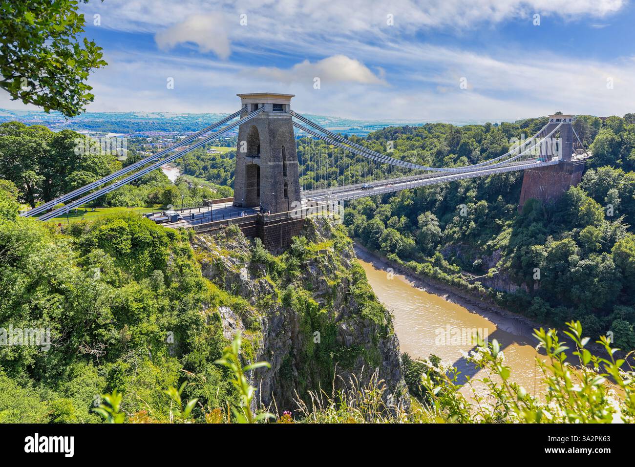 The Clifton Suspension Bridge is a suspension bridge spanning the Avon ...