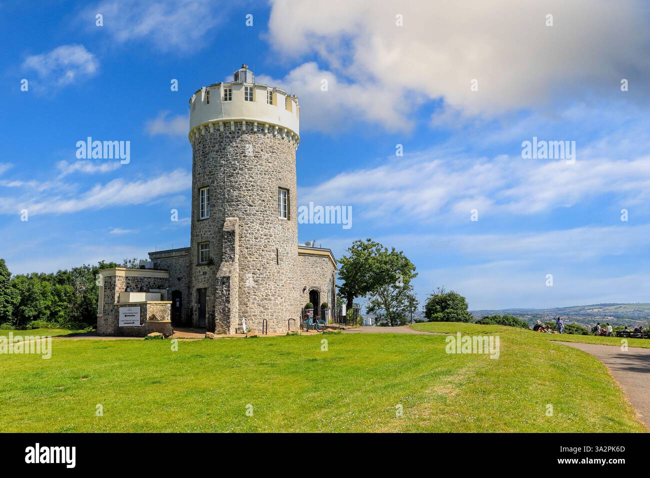 Clifton Observatory and Camera Obscura located on Clifton Down, close ...
