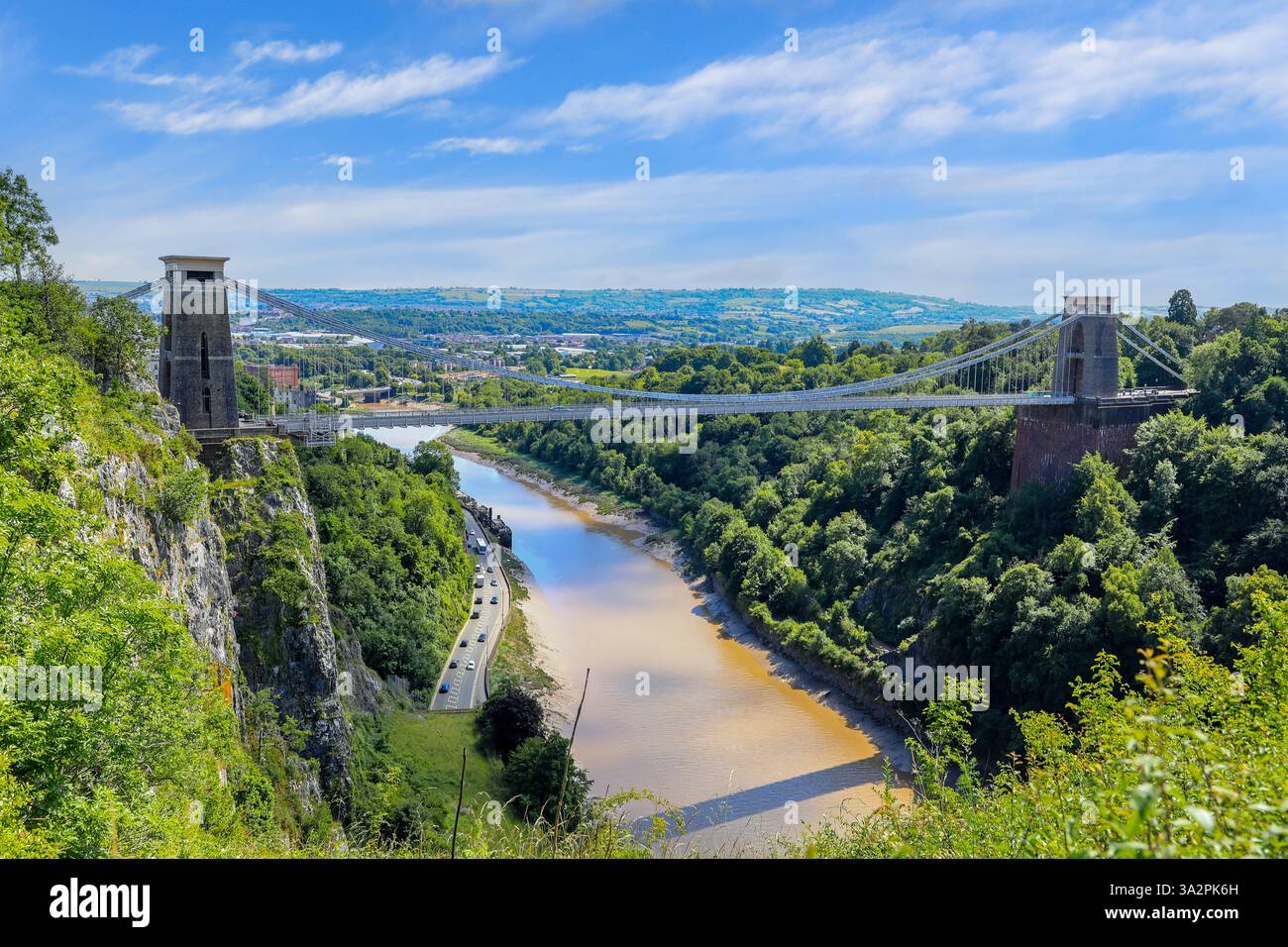 The Clifton Suspension Bridge is a suspension bridge spanning the Avon ...