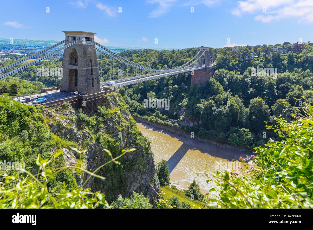 The Clifton Suspension Bridge is a suspension bridge spanning the Avon ...