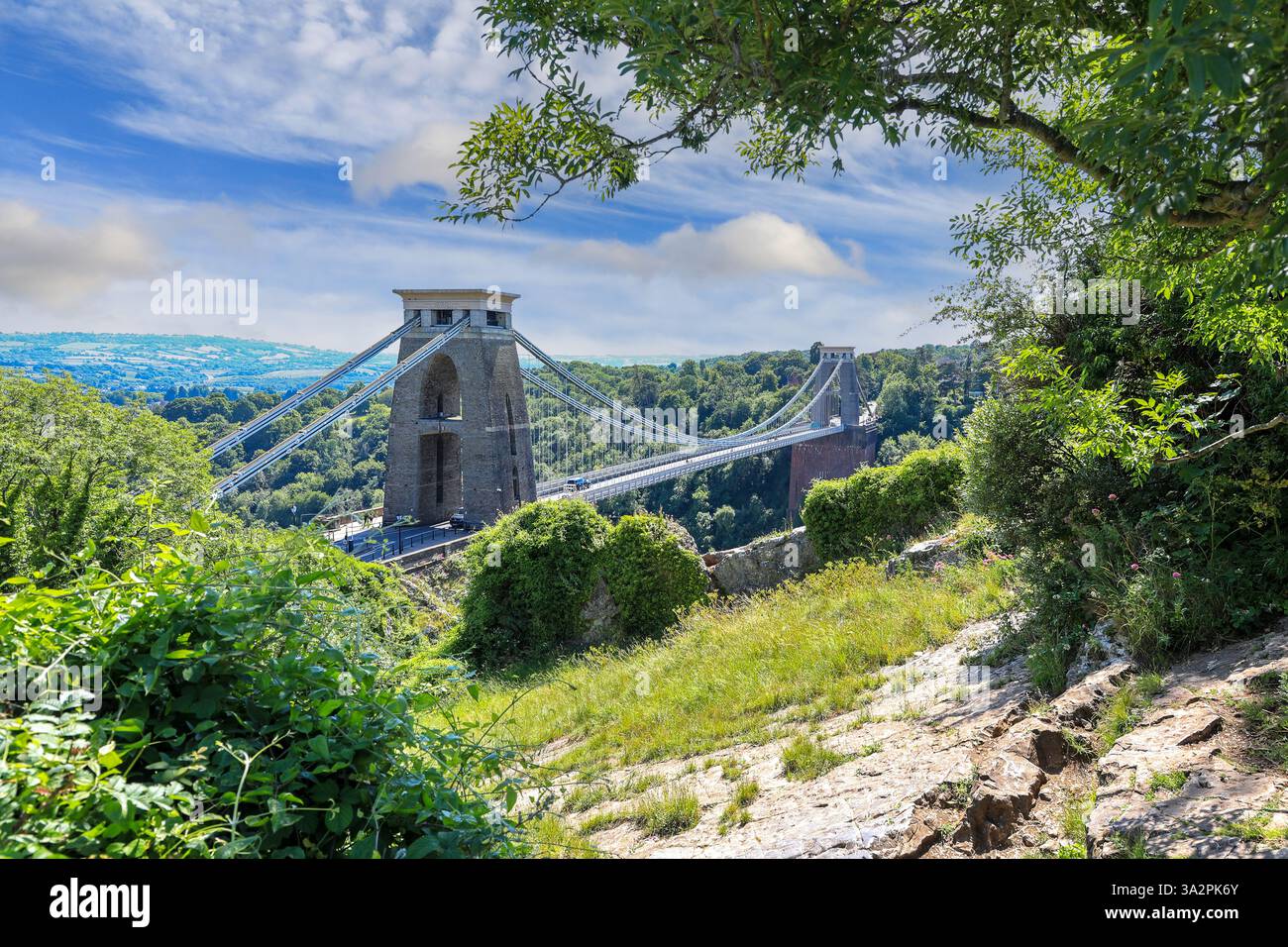 The Clifton Suspension Bridge is a suspension bridge spanning the Avon ...