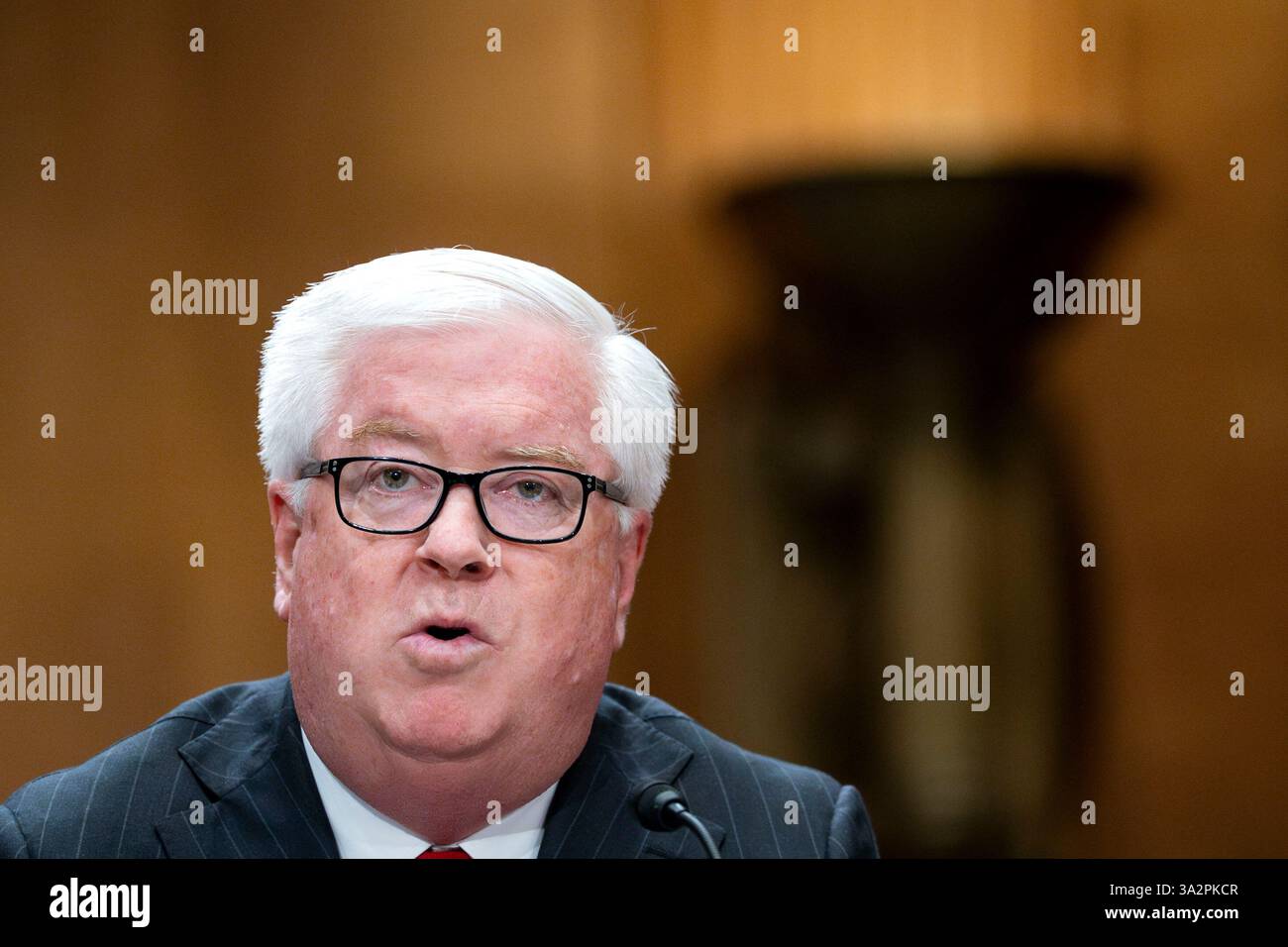 Washington, United States. 13th Mar, 2025. George Glass, nominee to be ...