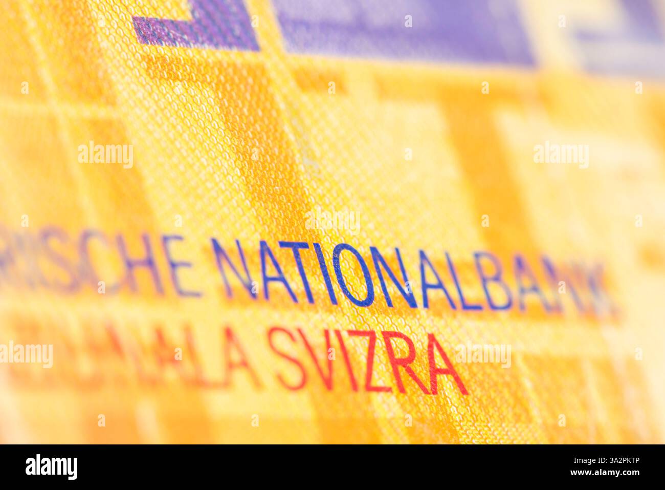 Ein 10 Schweizer Franken Geldschein Ein Detail von einem 10 Schweizer ...