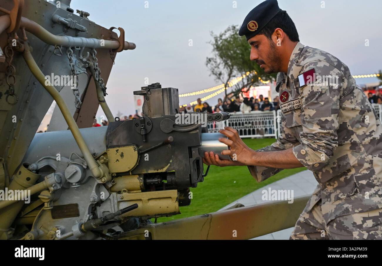 Ramadan Iftar Cannon 2025 In Doha, Qatar The Qatari armed forces ...