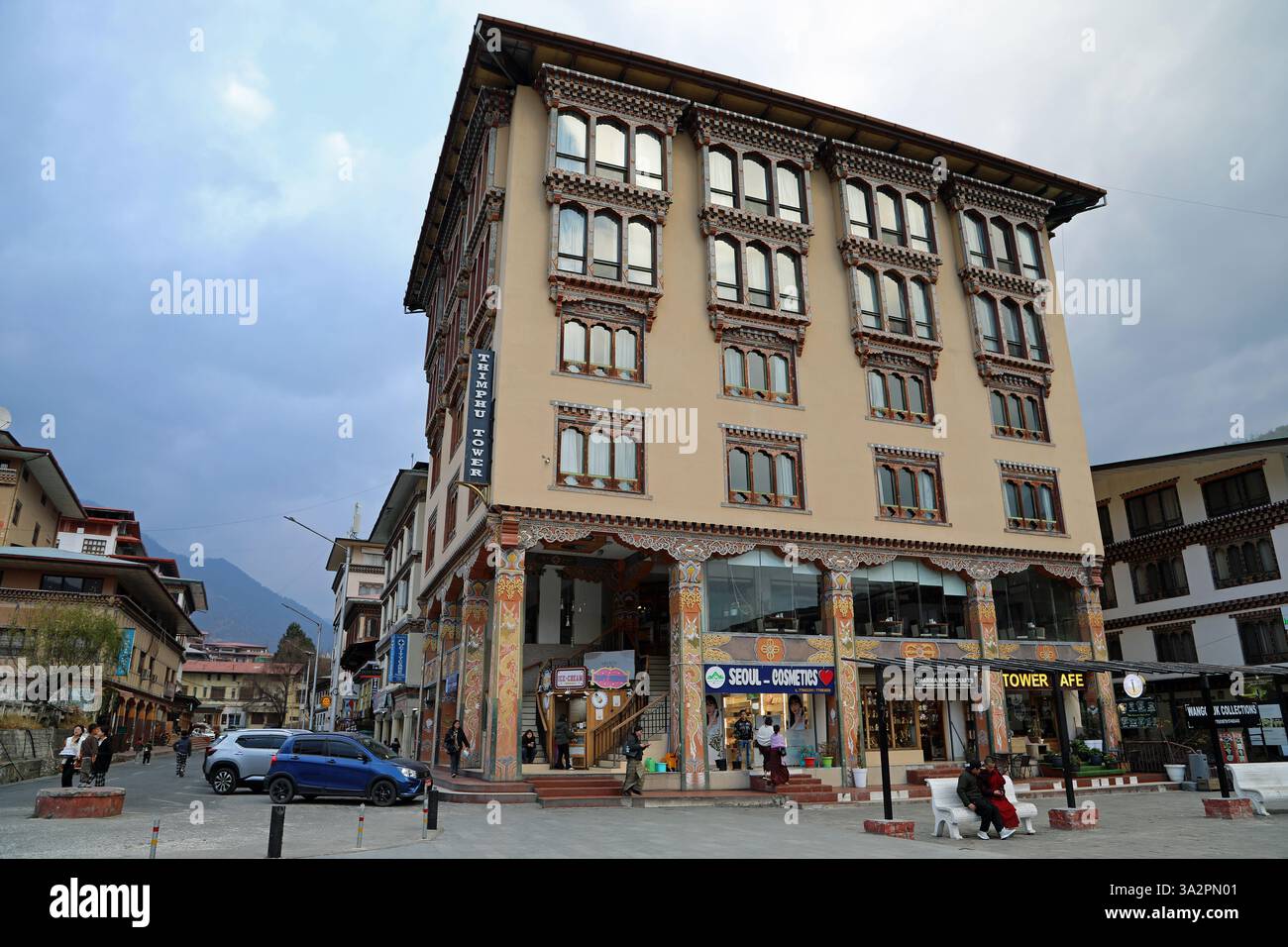City of Thimphu in the Kingdom of Bhutan Stock Photo - Alamy