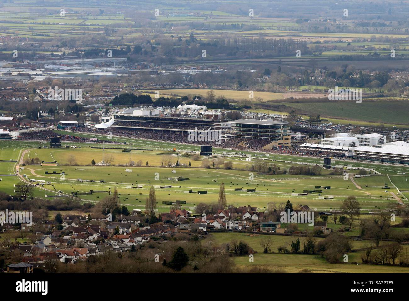 Cheltenham Racecourse during Cheltenham Festival 2025, as seen from ...