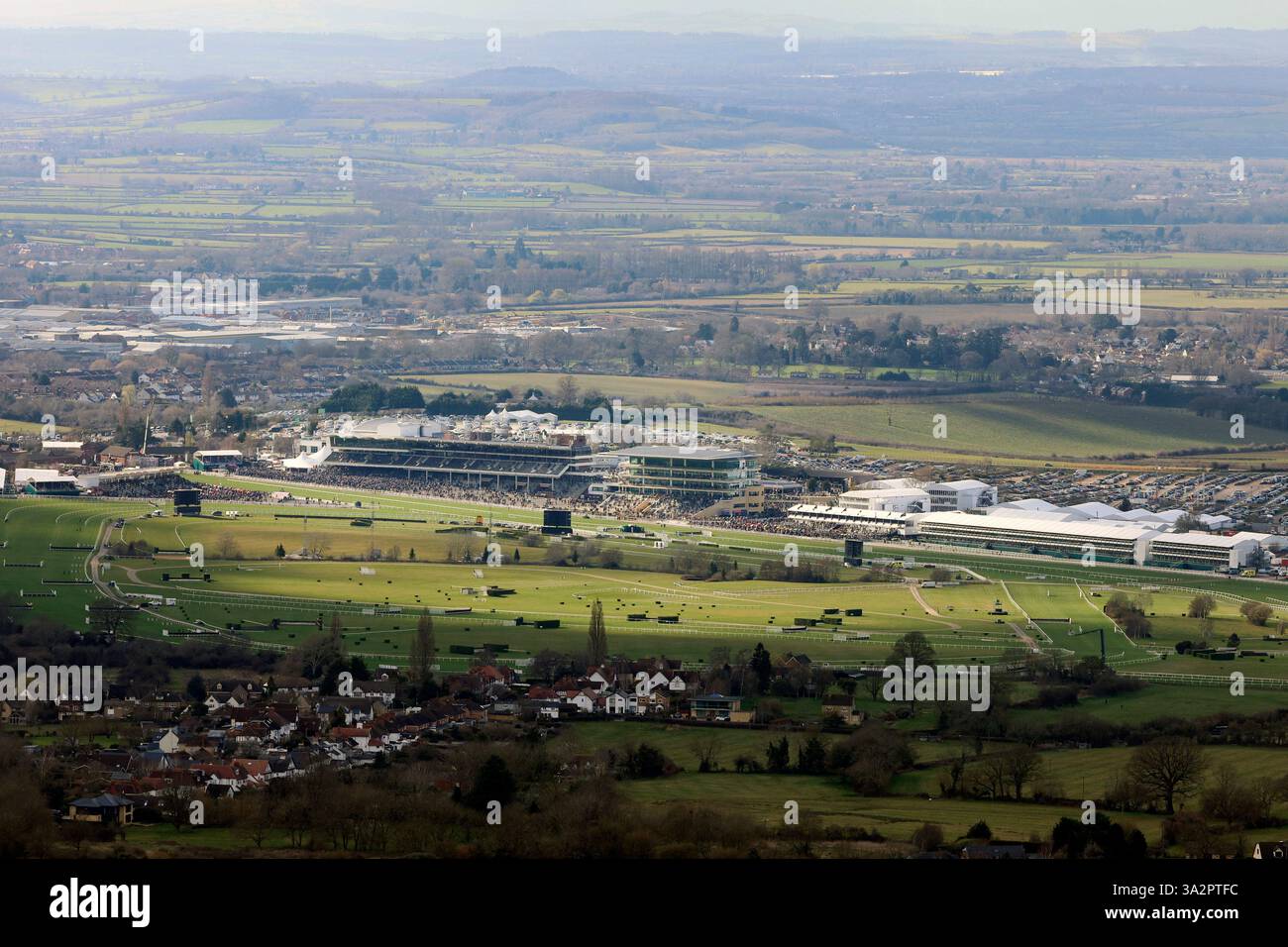 Cheltenham Racecourse during Cheltenham Festival 2025, as seen from ...