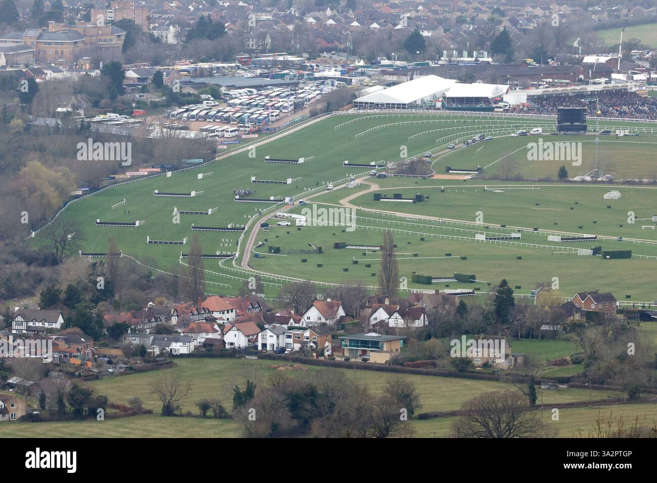 Cheltenham Racecourse during Cheltenham Festival 2025, as seen from ...