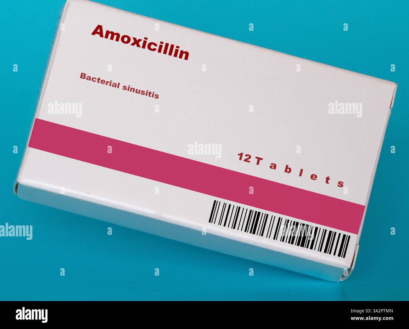 Amoxicillin, A penicillin antibiotic that inhibits bacterial cell wall ...