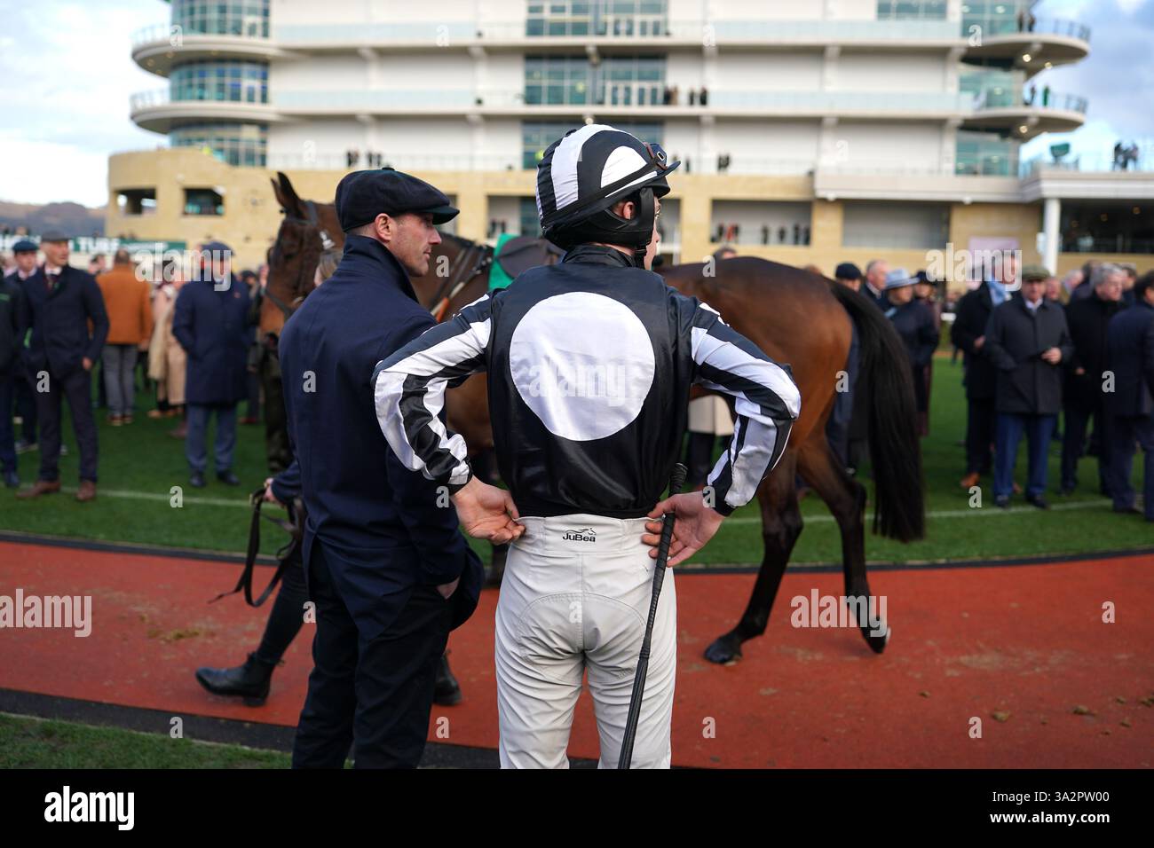 Jockey Alan O'Sullivan before the Fulke Walwyn Kim Muir Challenge Cup ...