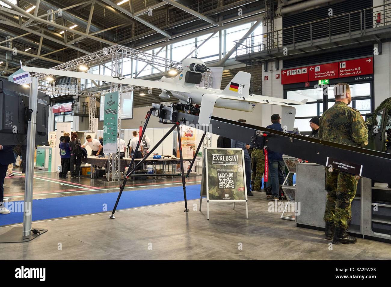 Munich, Bavaria, Germany - March 12, 2025: The LUNA NG drone from ...