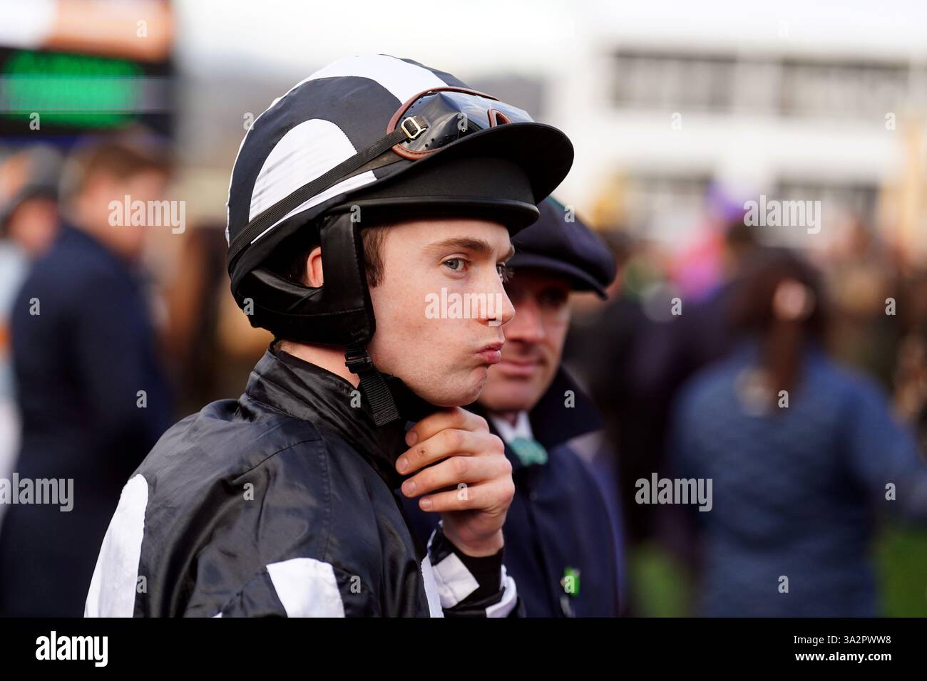 Alan O'Sullivan, brother of the late jockey Michael O'Sullivan, on day ...