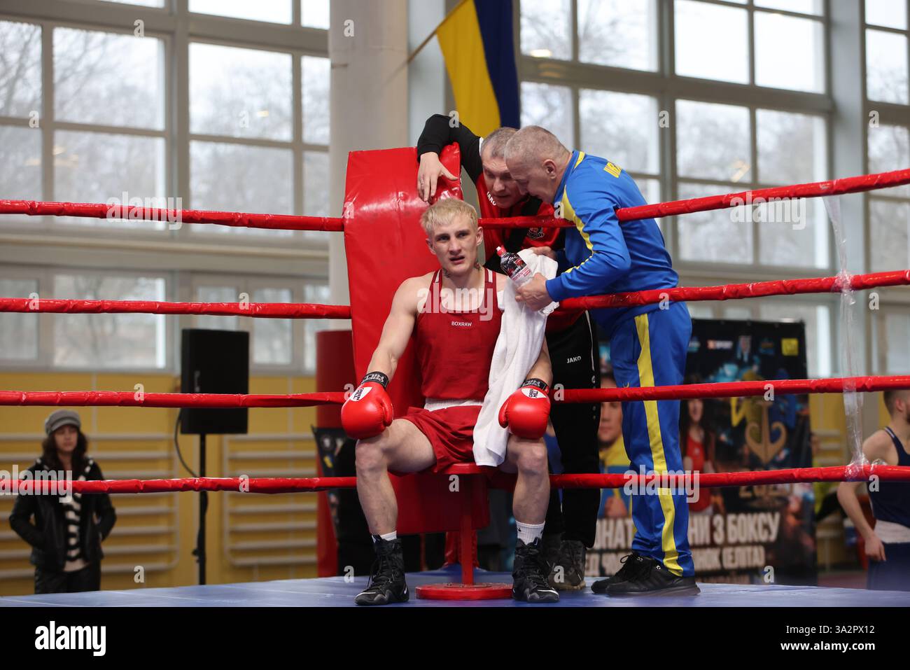 ODESSA, UKRAINE - March 10, 2025: Ukrainian Boxing Cup among men and ...