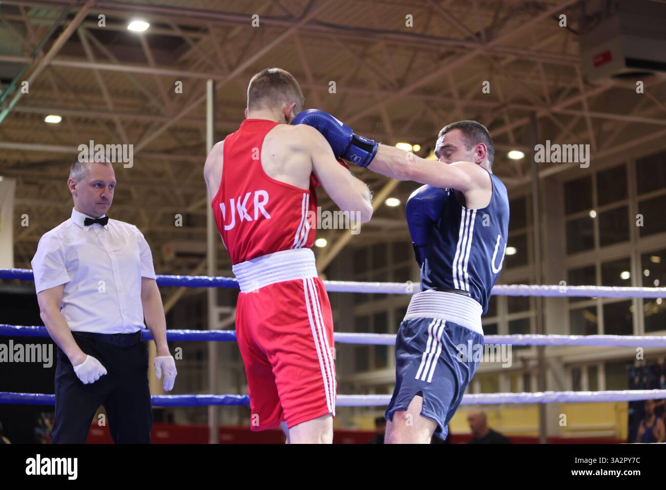 ODESSA, UKRAINE - March 10, 2025: Ukrainian Boxing Cup among men and ...