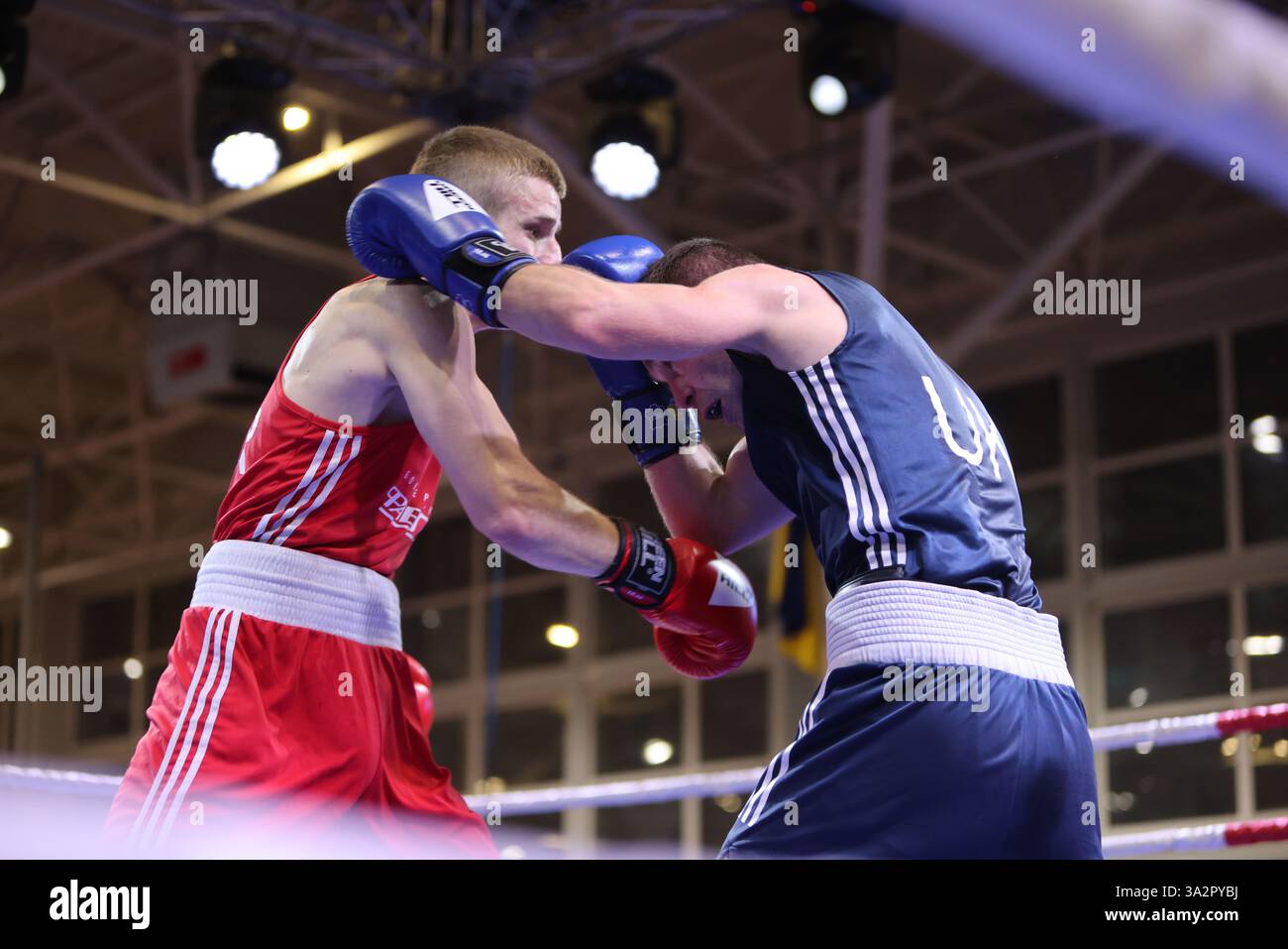 ODESSA, UKRAINE - March 10, 2025: Ukrainian Boxing Cup among men and ...