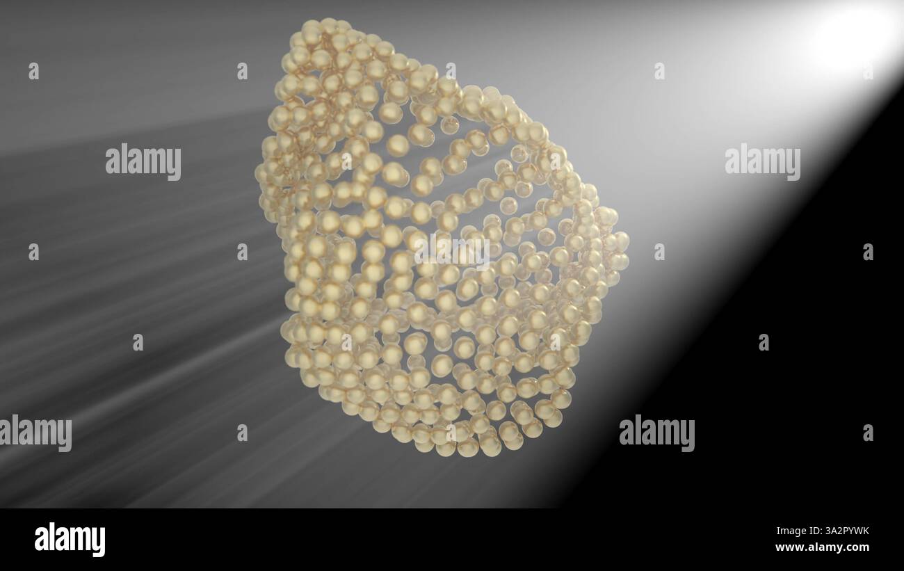 Gold spheres particles god ray hi-res stock photography and images - Alamy