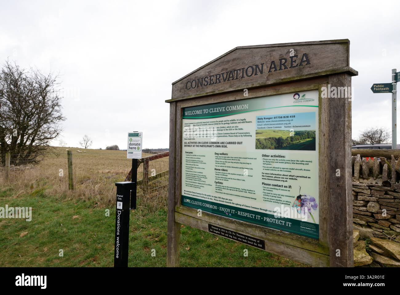 Cleeve Common, on Cleeve Hill, Cheltenham, Gloucestershire, England. 13 ...