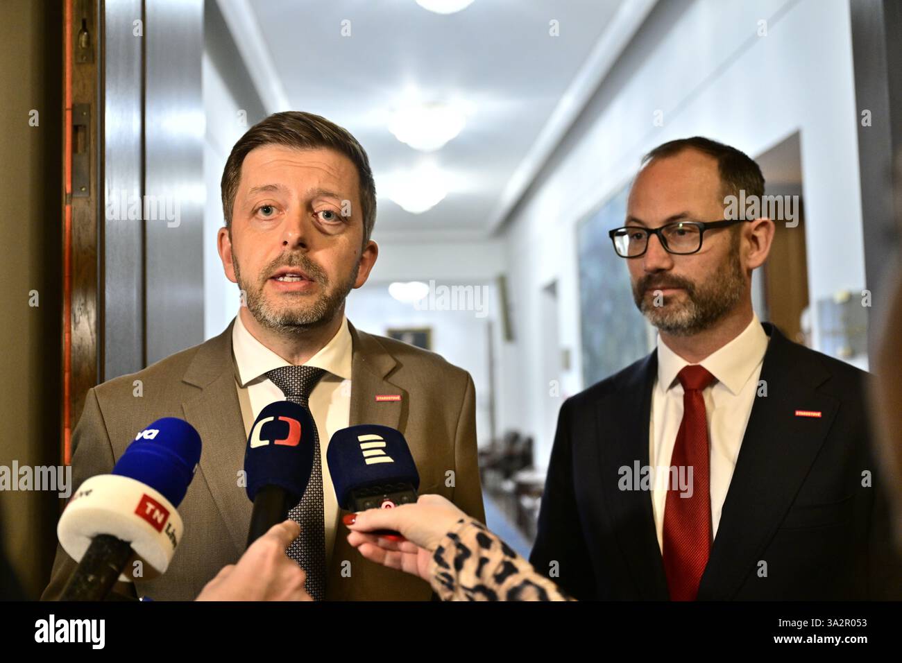 Czech Republic, Prague. 13th Mar, 2025. STAN chairman and Interior ...