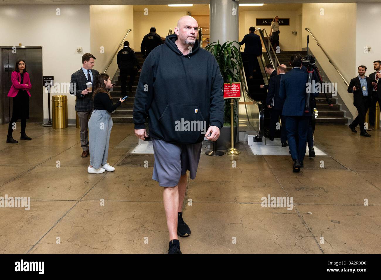 Washington, United States. 13th Mar, 2025. U.S. Senator John Fetterman ...