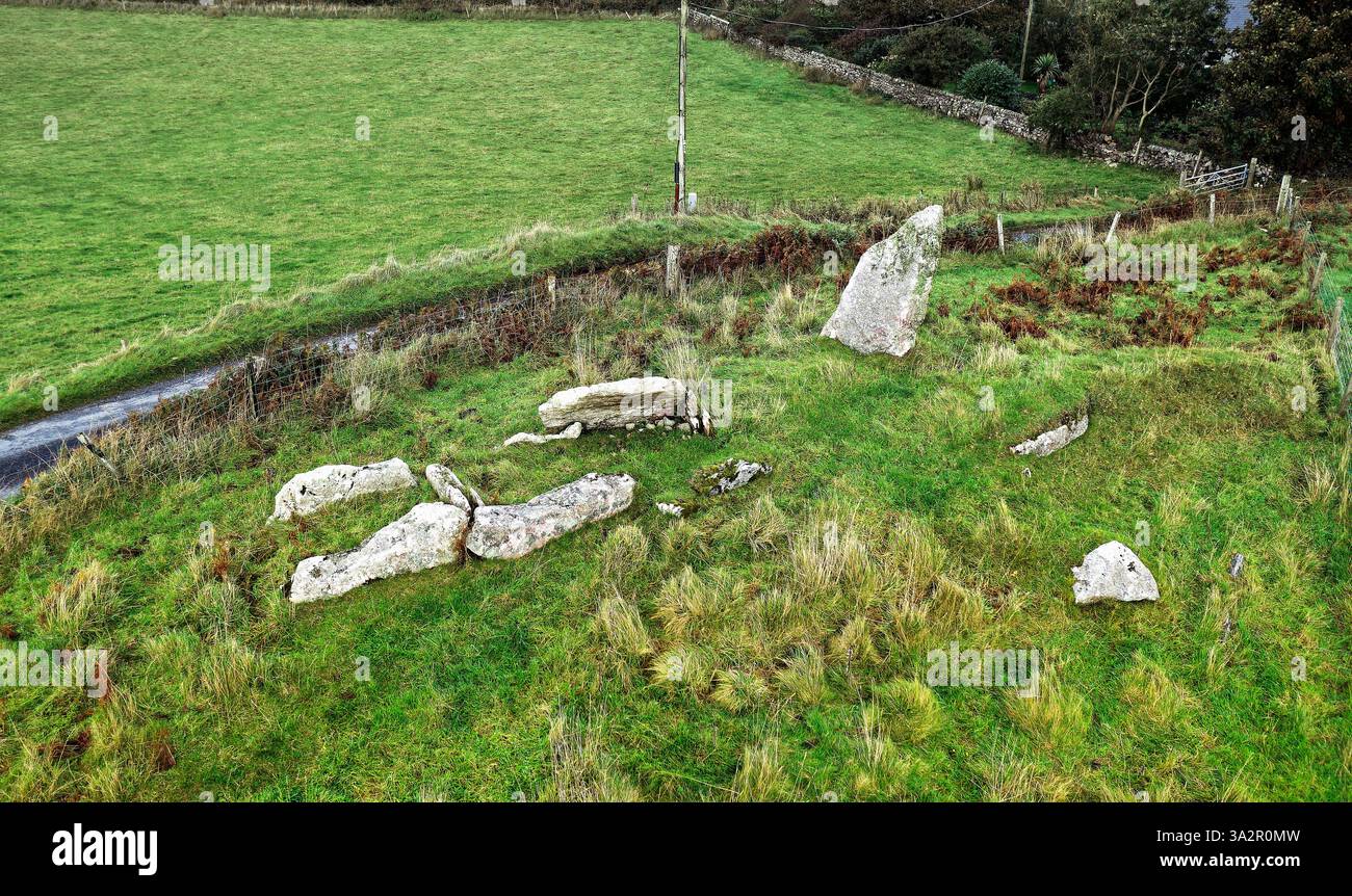Cragabus prehistoric Neolithic chambered burial cairn on Oa Peninsula ...