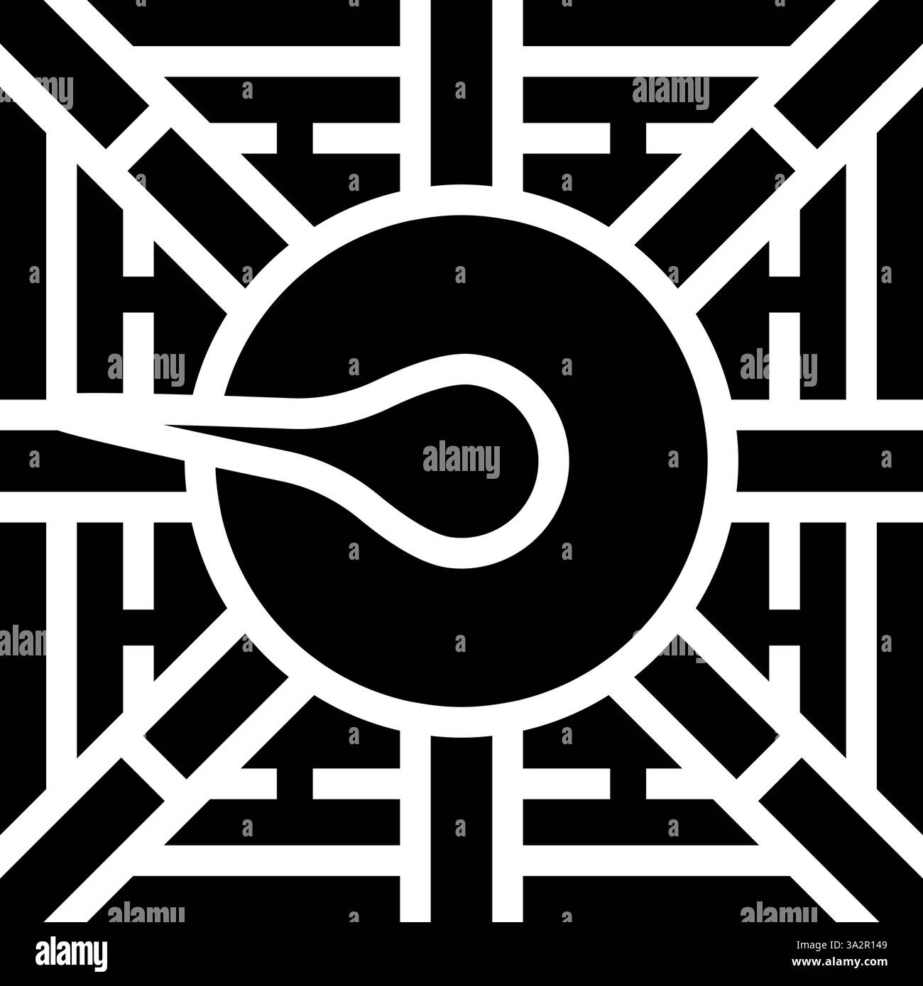 ancient compass geographical discoveries glyph icon vector illustration ...