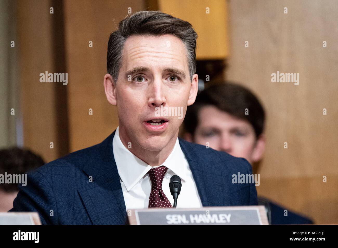 Washington, United States. 13th Mar, 2025. U.S. Senator Josh Hawley (R ...