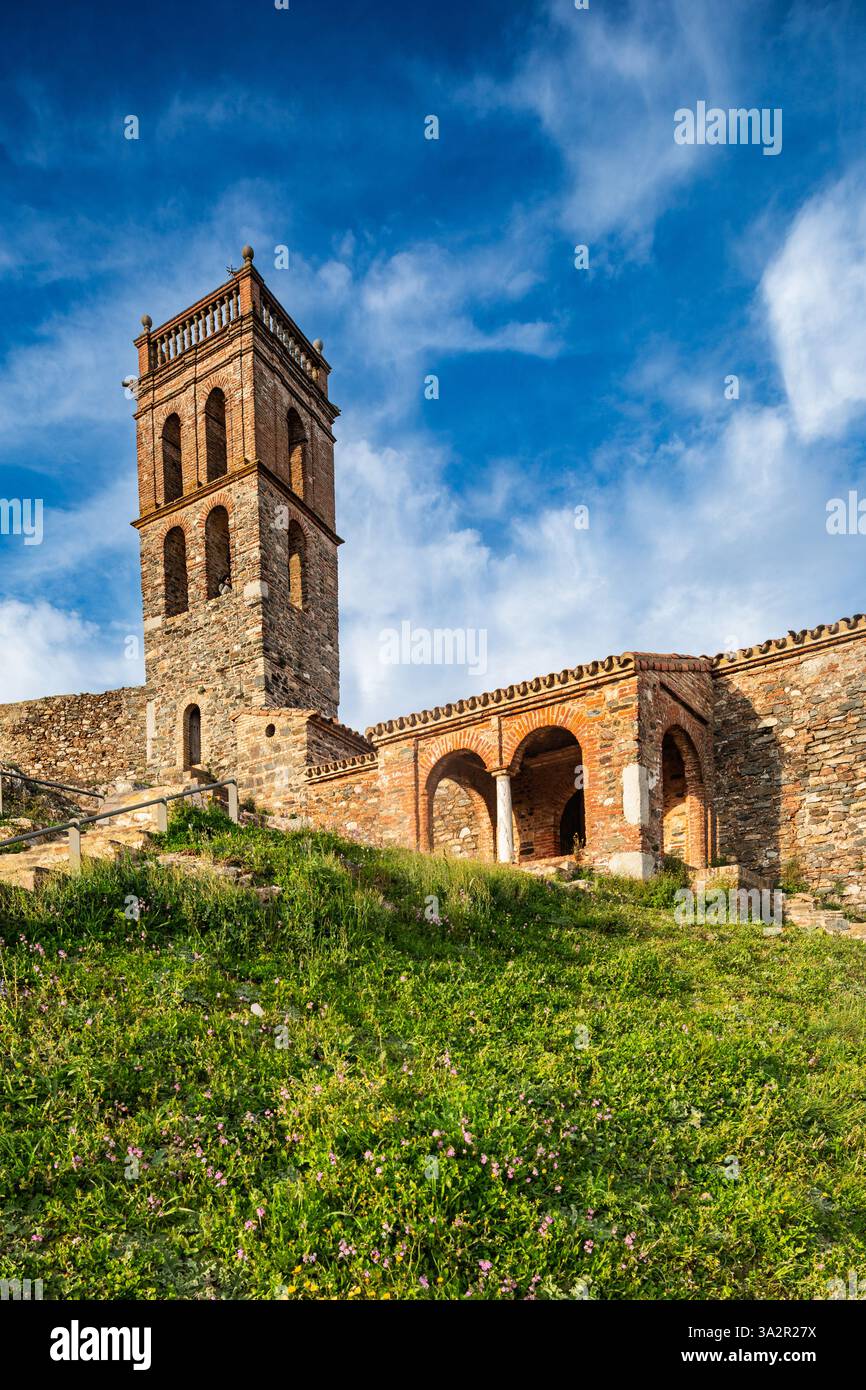 A Caliphal mosque converted to a church in Almonaster la Real, blending ...