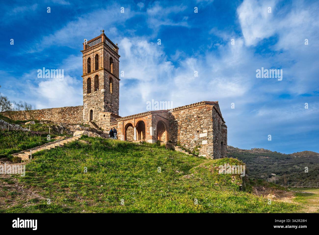 A Caliphal mosque converted to a church in Almonaster la Real, blending ...