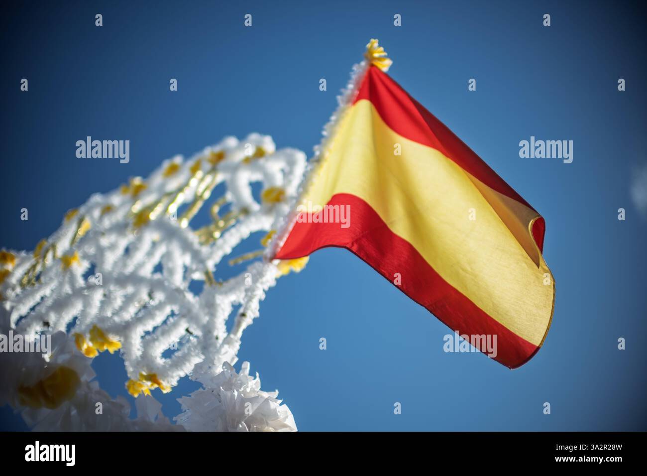 Seville celebration vertical flag hi-res stock photography and images ...