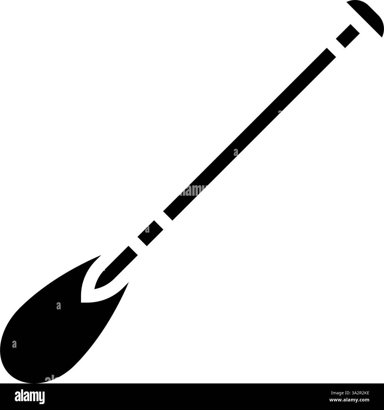 canoe paddle water trip tourism glyph icon vector illustration Stock ...
