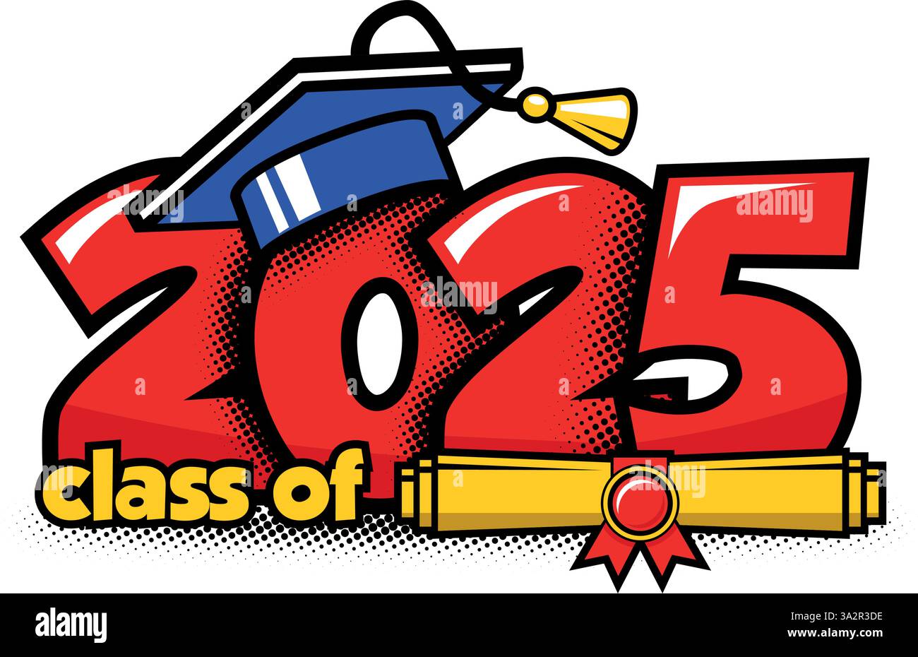 Cartoon graduation 2025 comic Stock Vector Images - Alamy