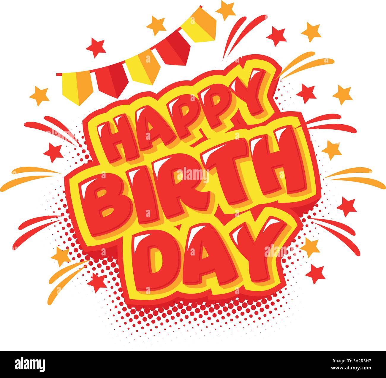 Party flags on transparent Stock Vector Images - Alamy