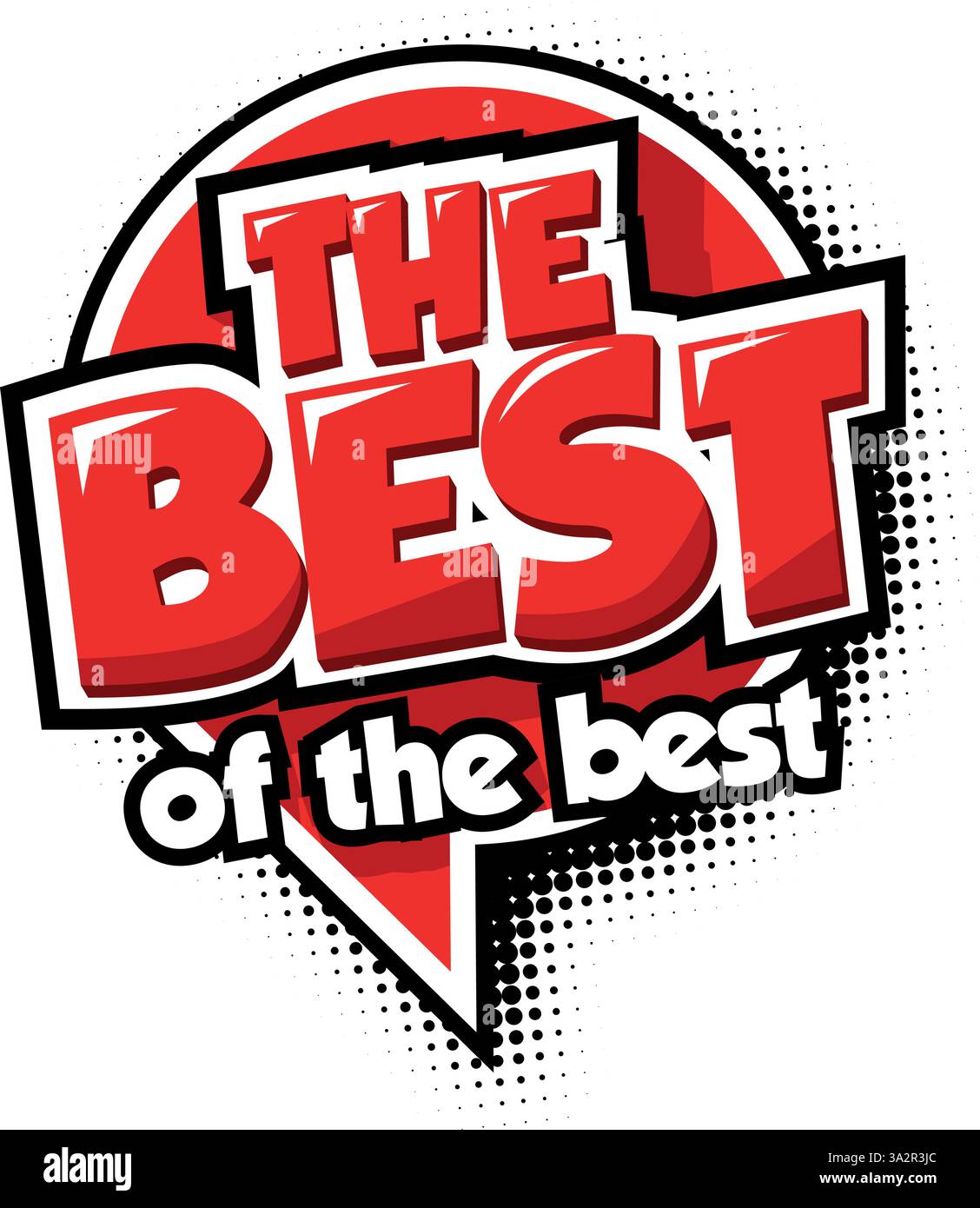 The best of the best icon. Best seller sign in pop art comic style on ...