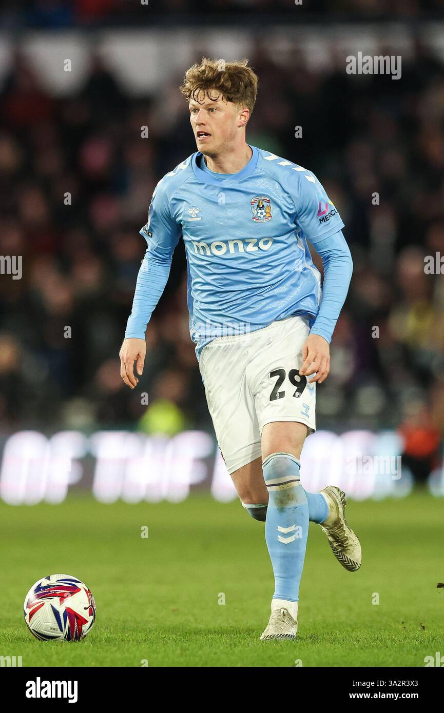Coventry City's Victor Torp during the Sky Bet Championship match at ...