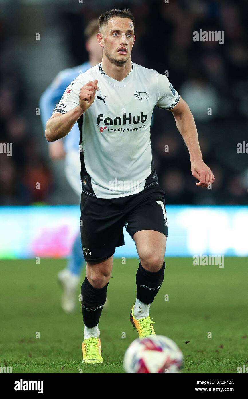 Derby County's Jerry Yates during the Sky Bet Championship match at ...
