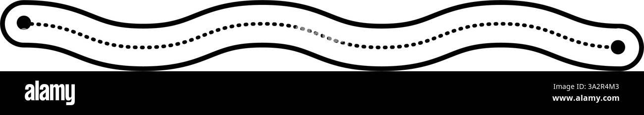 Vertical dashed line Cut Out Stock Images & Pictures - Alamy