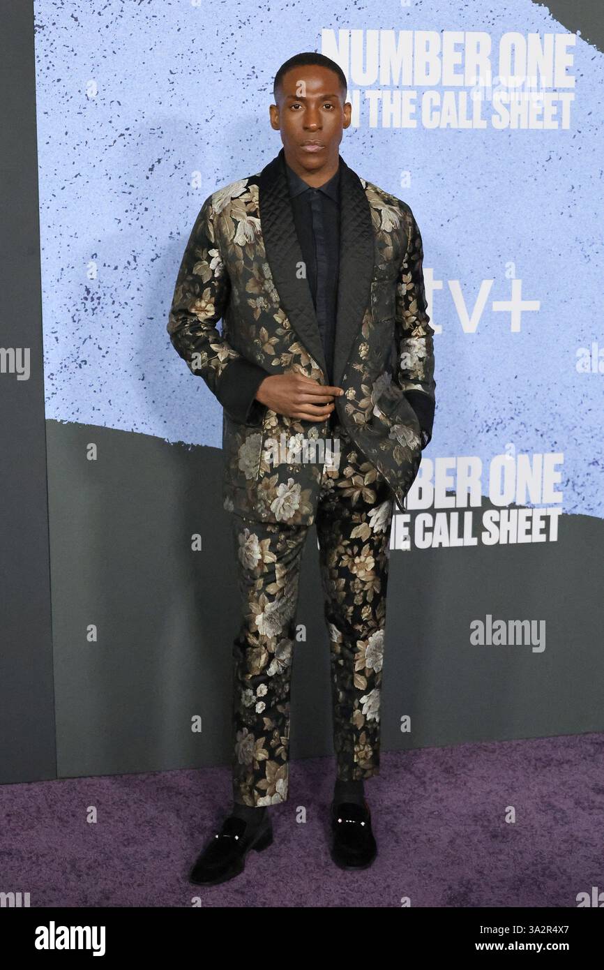 March 12, 2025, Los Angeles, California, USA: Joshua Uduma at the ...