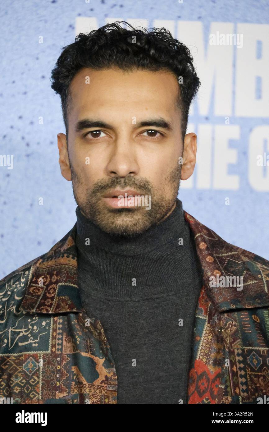 March 12, 2025, Los Angeles, California, USA: Maaz Ali at the Premiere of Number One on the Call ...