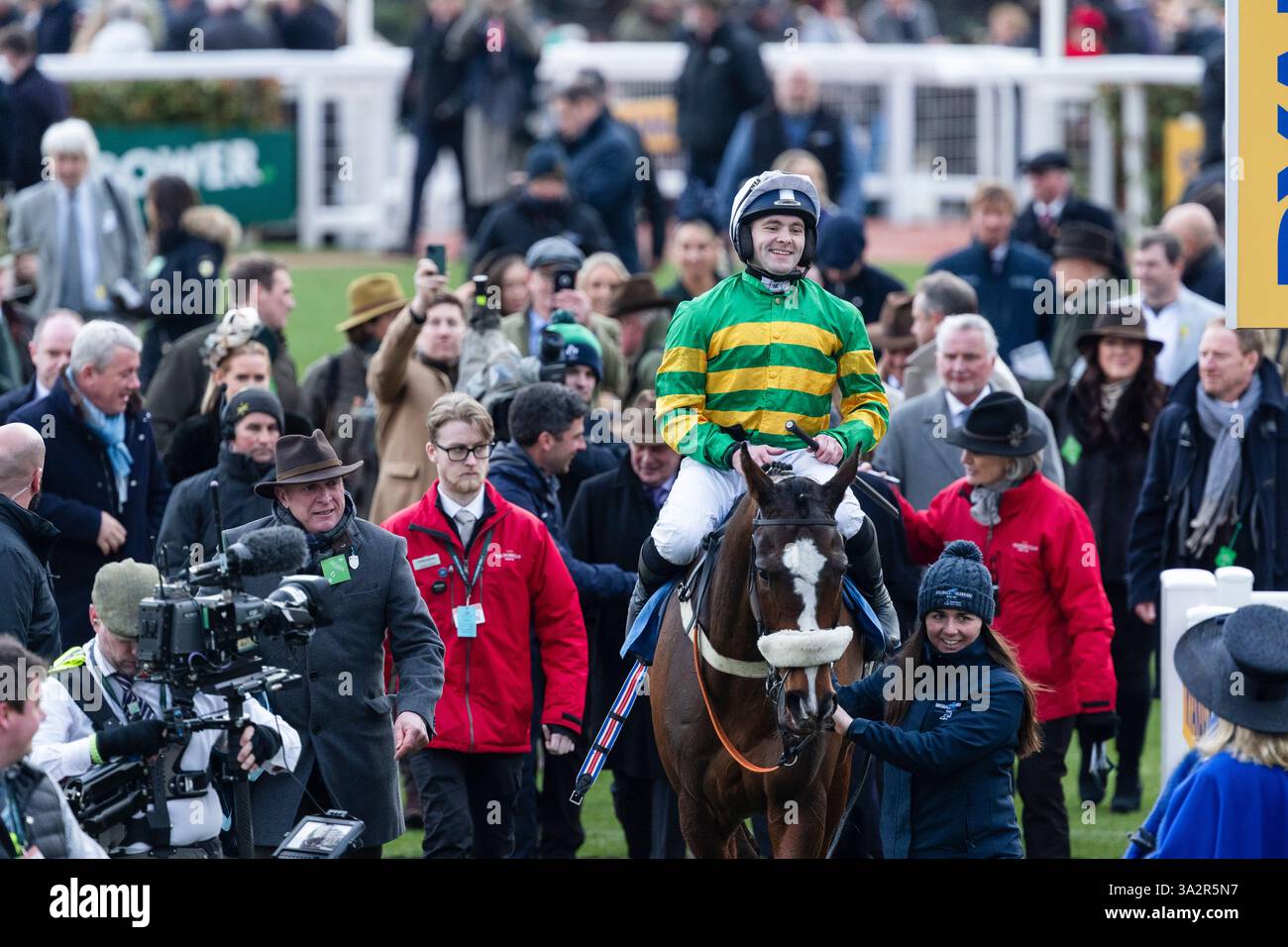 Rachel blackmore on bob olinger celebrates winning the trustatrader ...