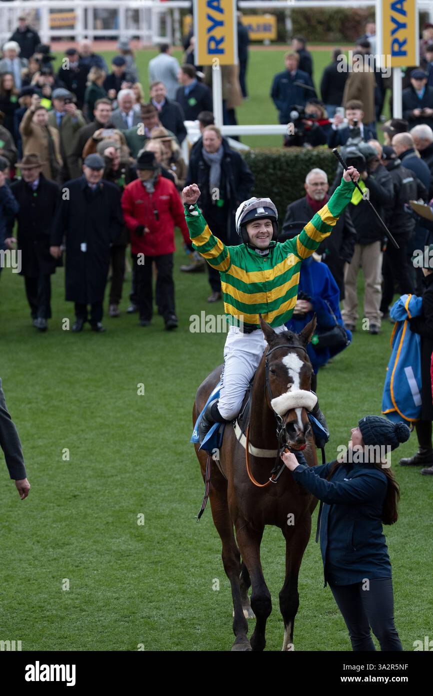 Rachel blackmore on bob olinger celebrates winning the trustatrader ...