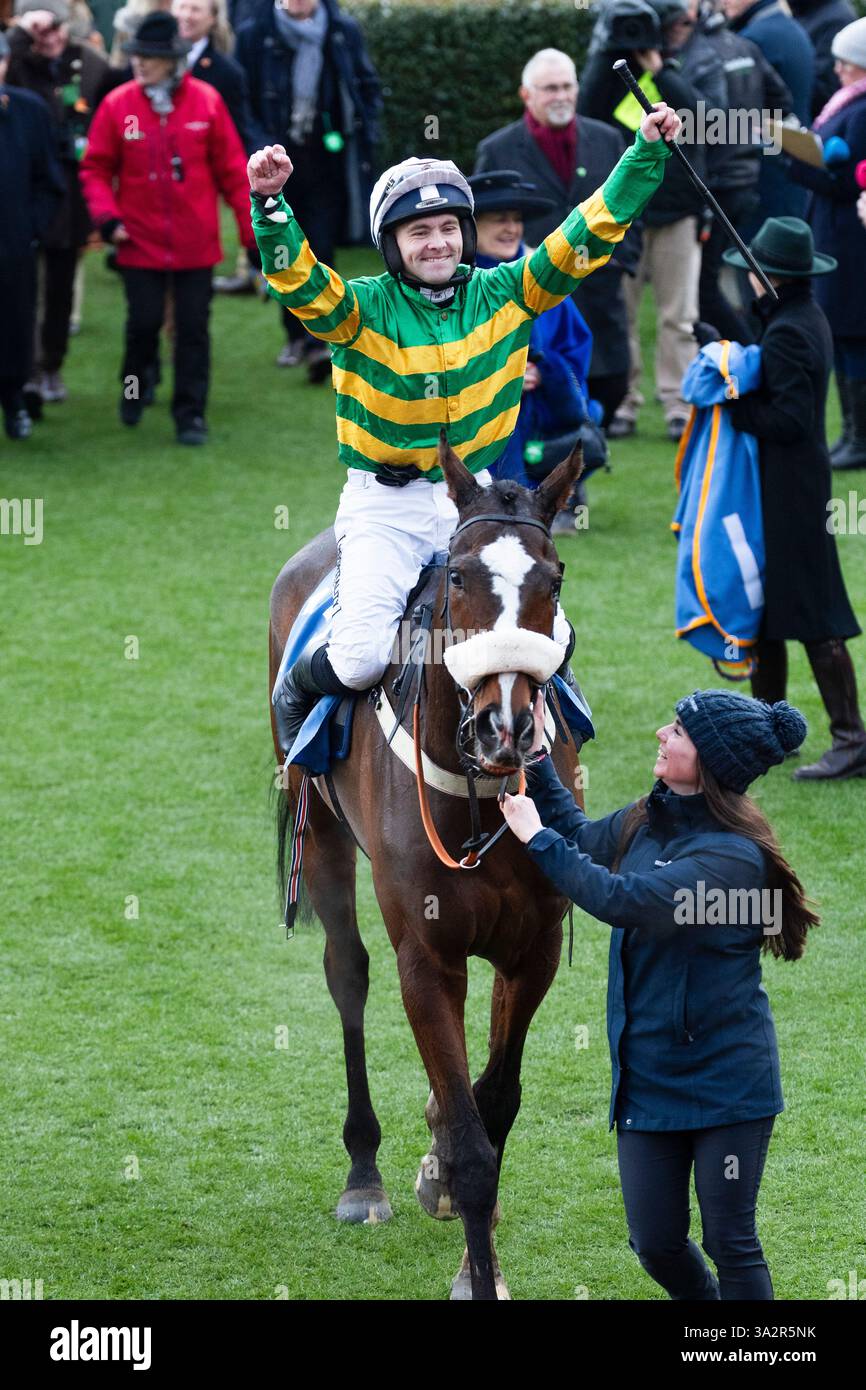 Rachel blackmore on bob olinger celebrates winning the trustatrader ...
