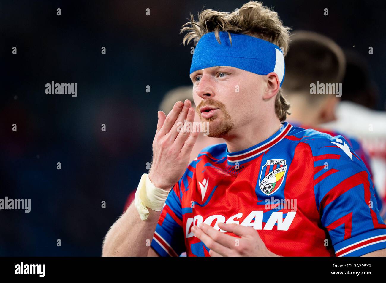 Pavel Sulc of FC Viktoria Plzen celebrates after scoring first goal ...