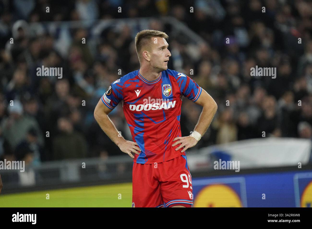 Amar Memic during the round of 16 of the UEFA Europa League between S.S ...