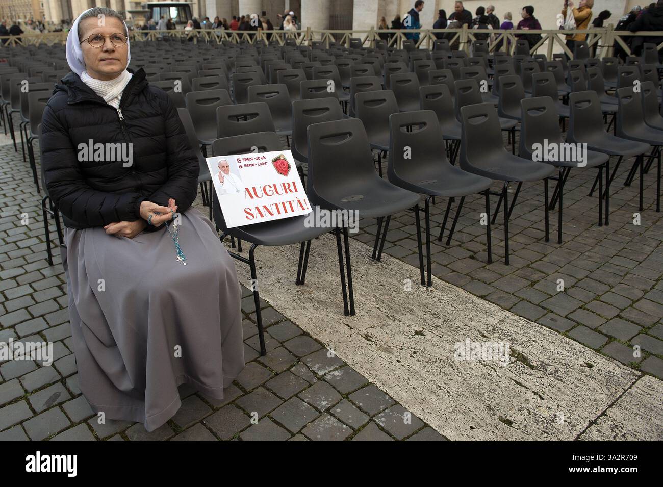 Vatican, Vat. 13th Mar, 2025. **NO LIBRI** Italy, Rome, Vatican, 2025/3 ...