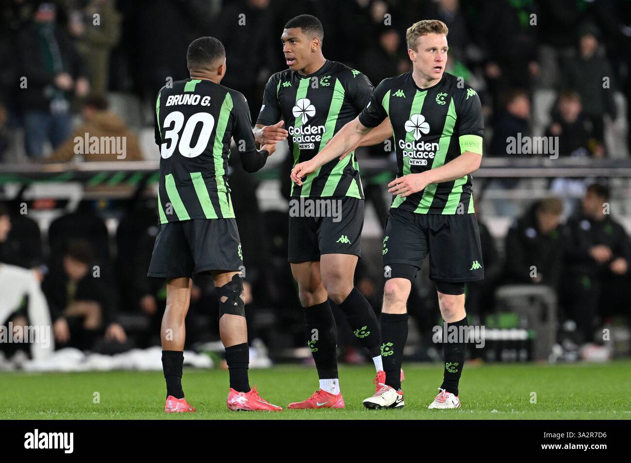 Brugge, Belgium. 13th Mar, 2025. Felipe Augusto (10) of Cercle ...