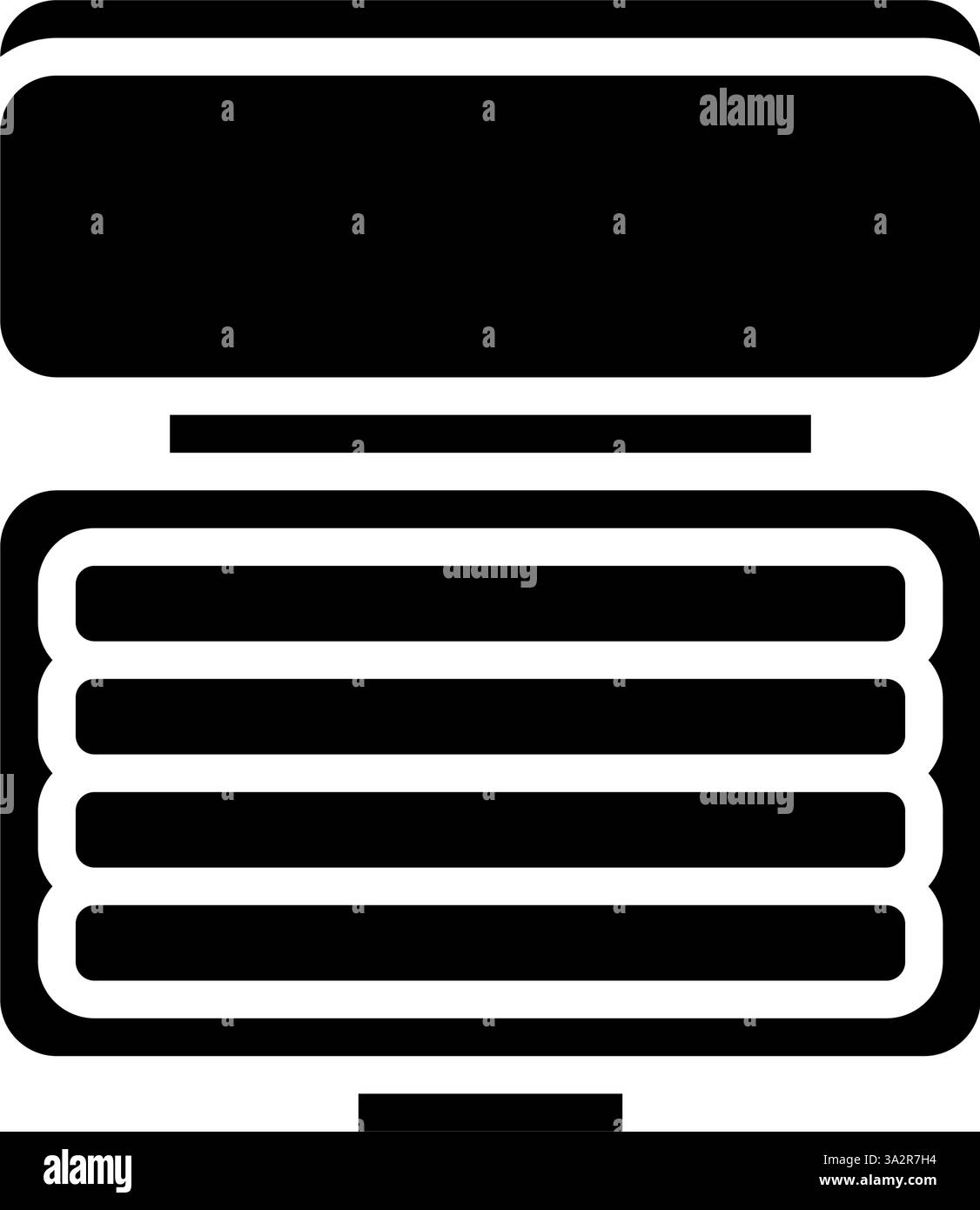 orthodontic wax orthodontist glyph icon vector illustration Stock ...