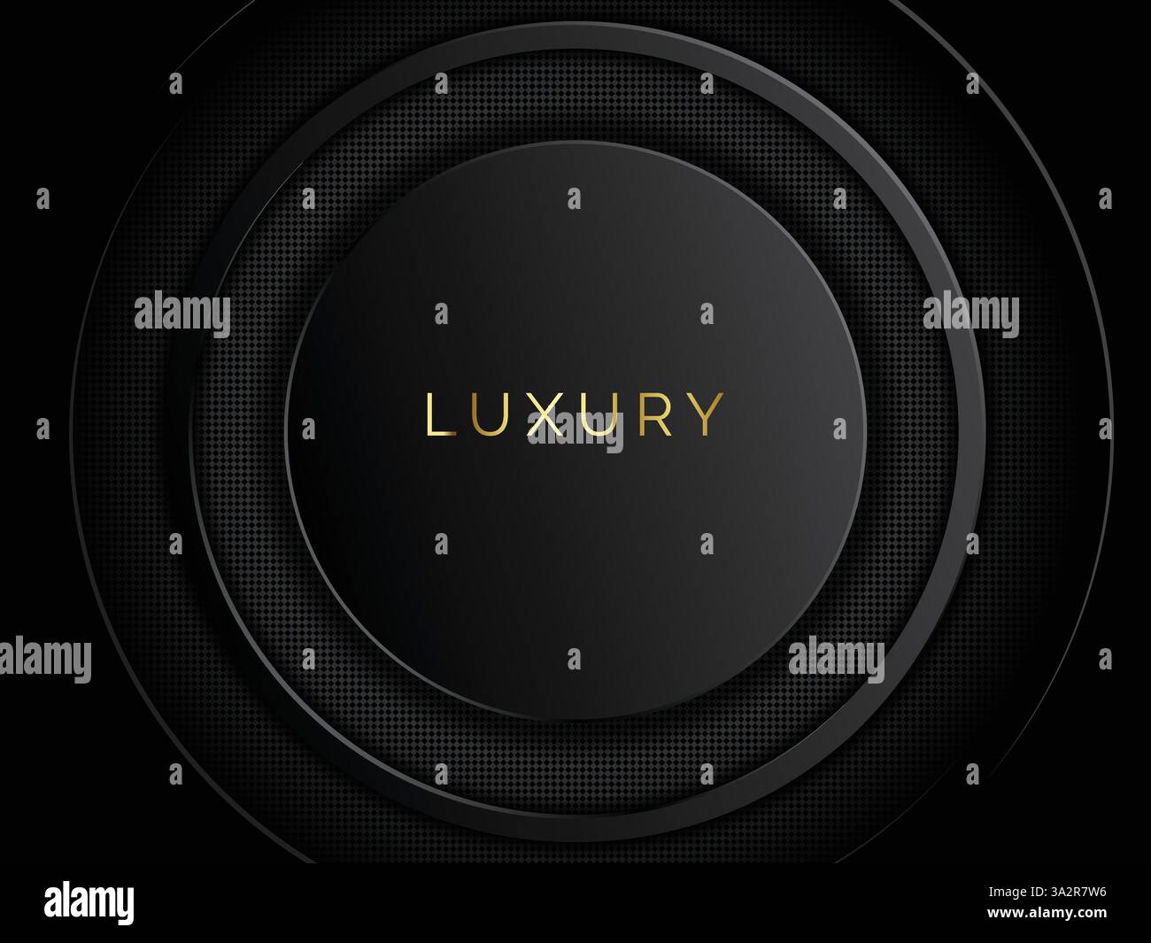 Abstract modern luxury dark rounded layers and dotted background vector ...