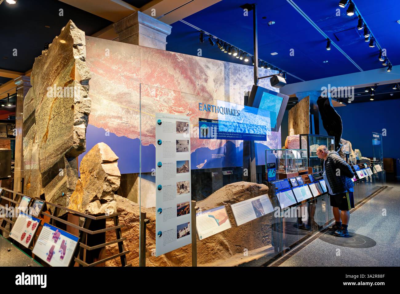 NEW YORK CITY, United States — The Gottesman Hall of Planet Earth at ...