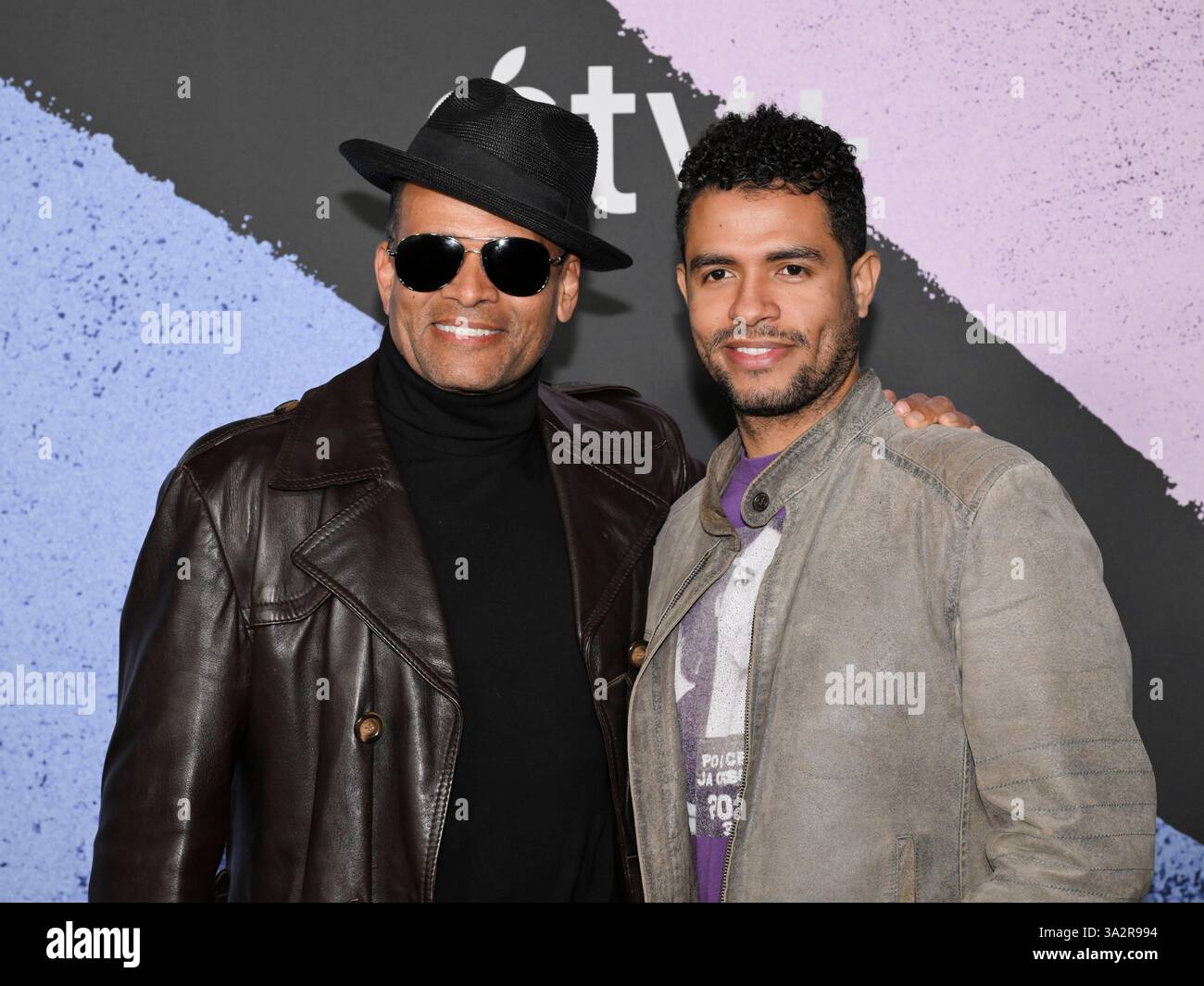 Hollywood, California, USA. 12th Mar, 2025. Mario Van Peebles and Mandela Van Peebles. Apple TV ...